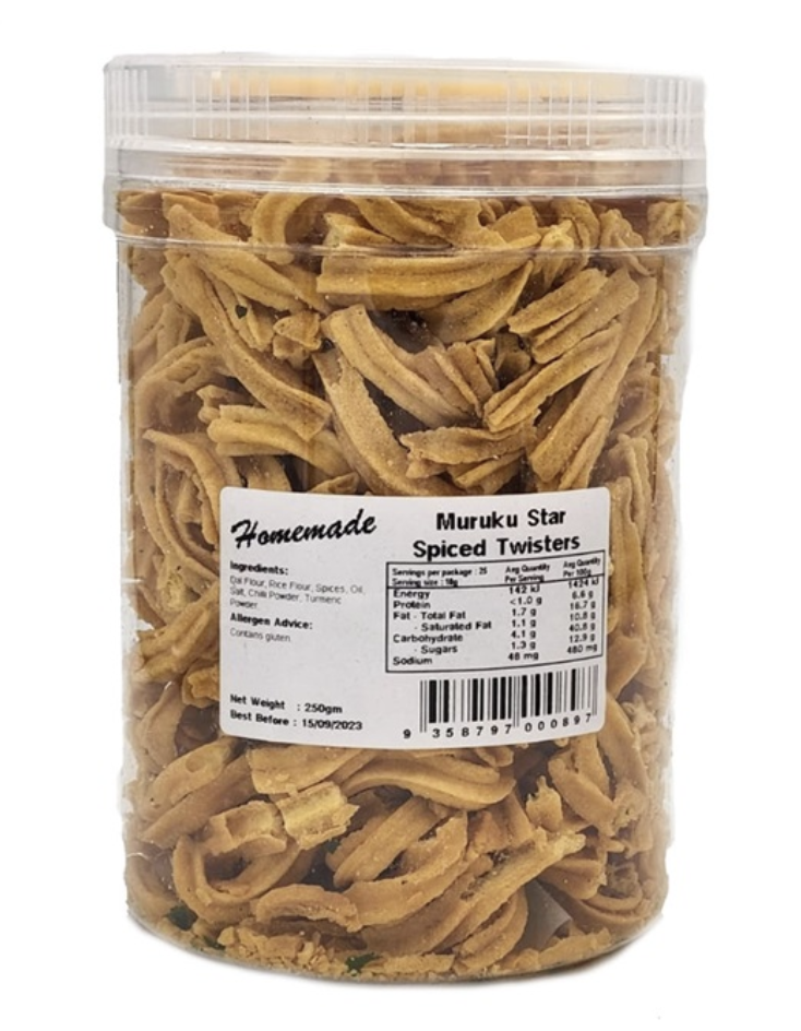 Muruku Star (Spiced Twisters)